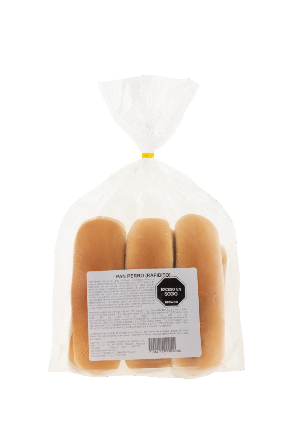 Pan Perro Rapidito - Productos Perman